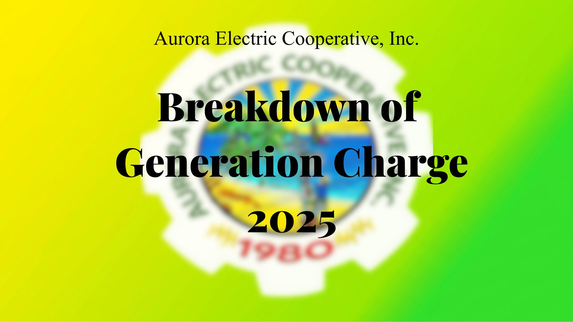 Aurora Electric Cooperative, Inc. | AURELCO Official Website